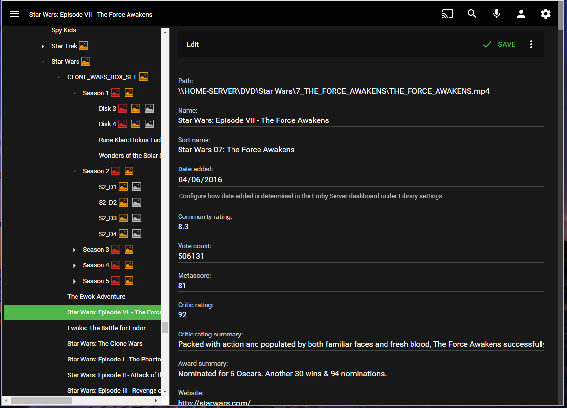Emby search by name not working - General/Windows - Emby Community Emby search by name not working - General/Windows - Emby Community