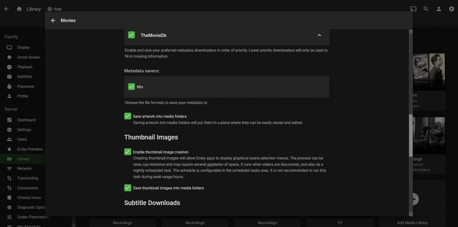 How to permenantly save metadata? - General/Windows - Emby Community
