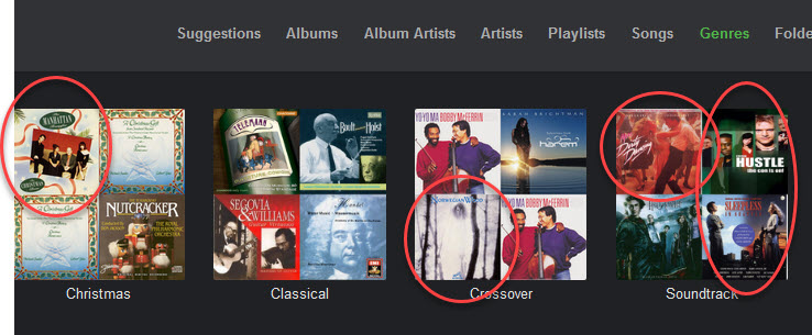 Genre thumbnails taken from multiple libraries - Linux - Emby Community