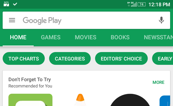 Please add three line button to open left side menu of android app ...