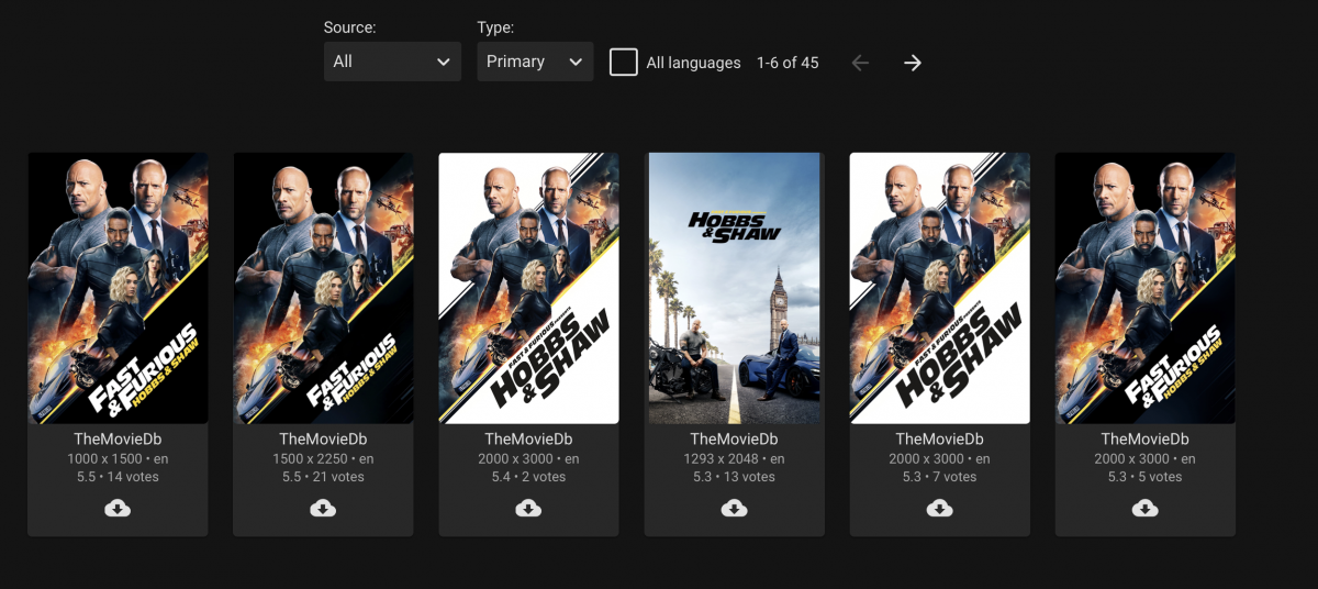 Any idea why Emby generate coverart for primary image for some movies ...