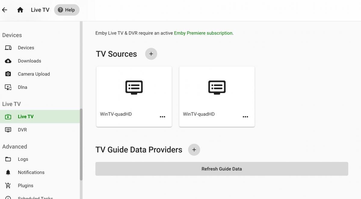 ServerWMC - Live TV and guide data broken - General/Windows - Emby Community