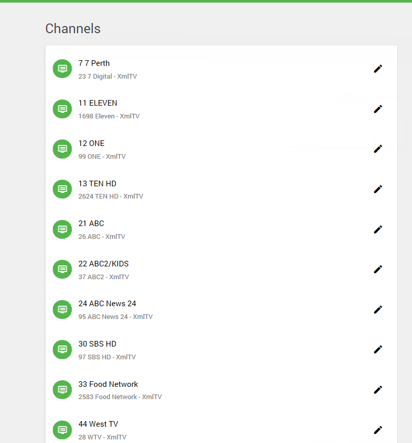 Live TV in Australia - Live TV - Emby Community