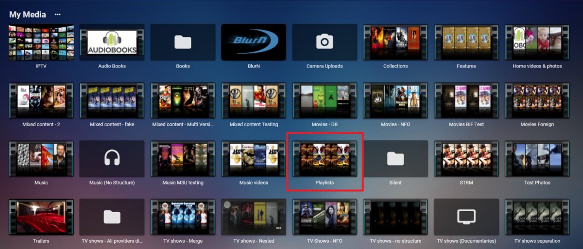 Playlist Library? - General/Windows - Emby Community