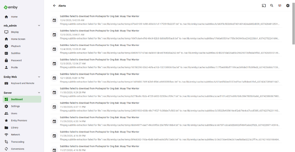 emby downloads hundreds of the same subtitles for movies - General/Windows - Emby Community
