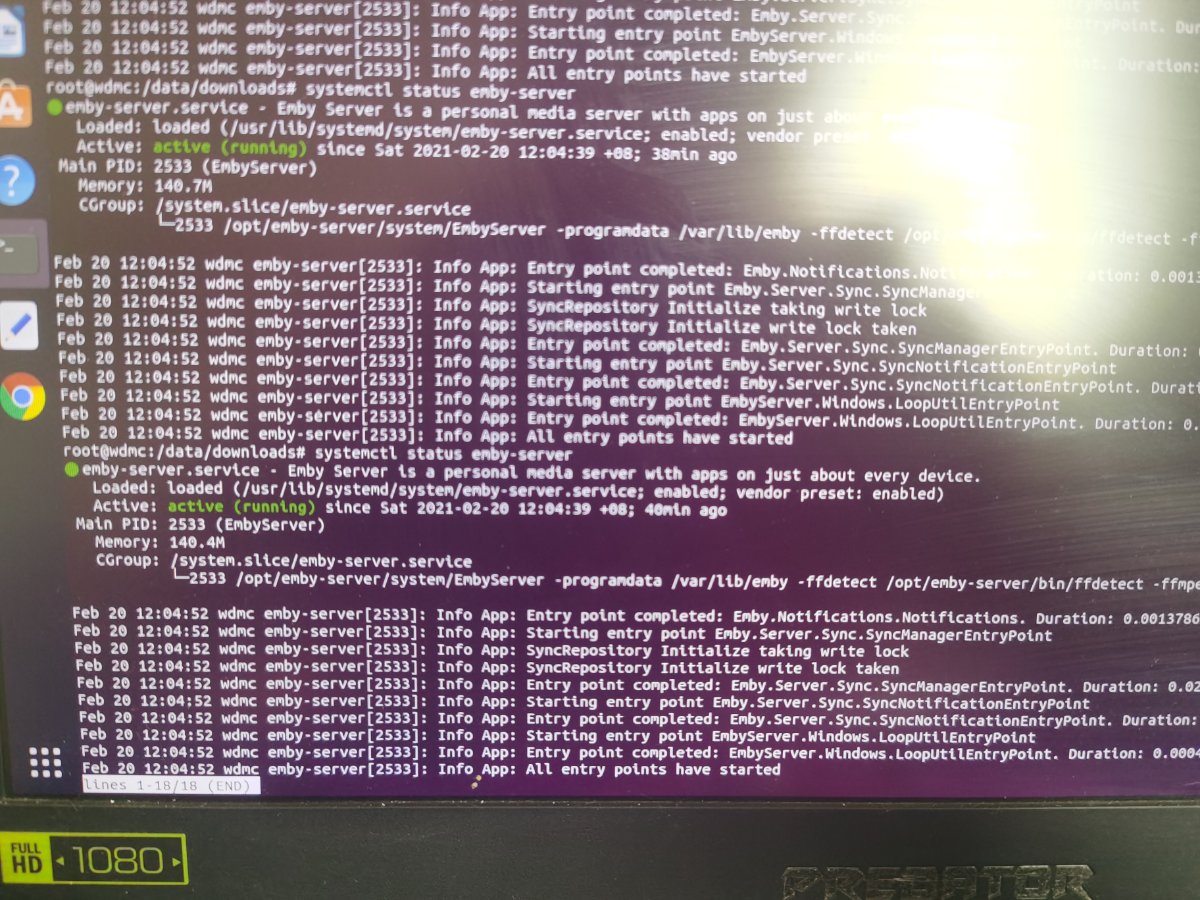 new installed debian 9 strech with new installed emby keep crash in every 15 mins - Linux - Emby ...