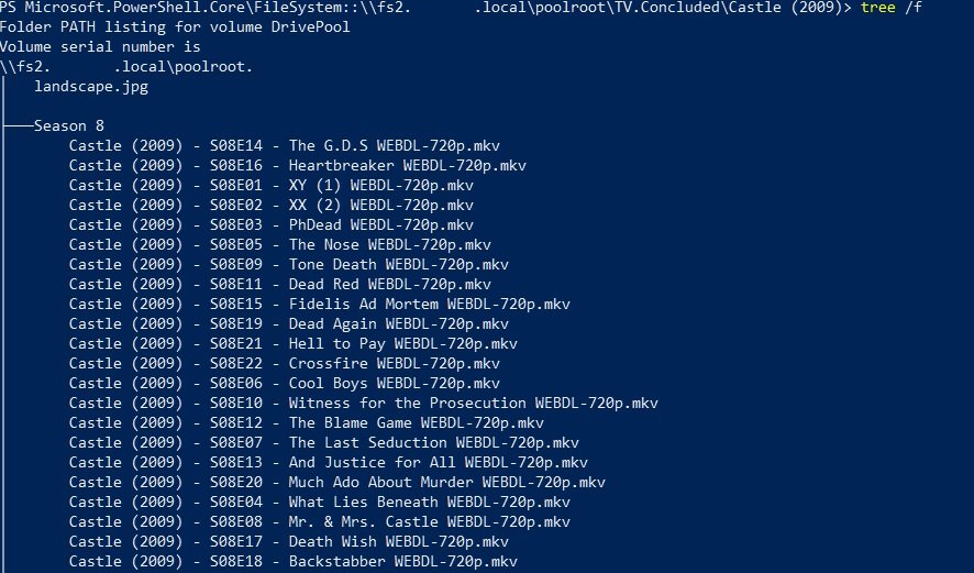 Missing folder contents- Show is in library, with no content visible ...