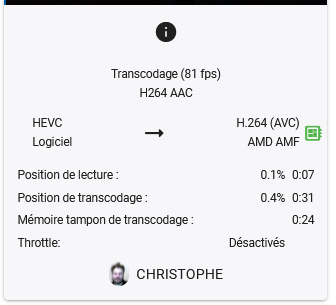 transcoding question 4k h265 rx480 - General/Windows - Emby Community
