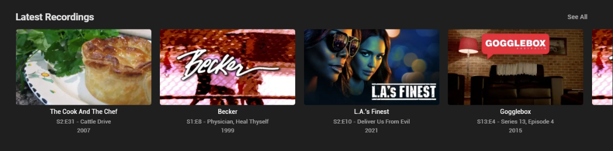Recorded TV library, shows empty shows. - General/Windows - Emby Community