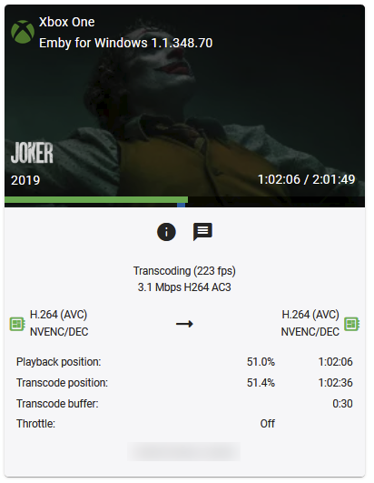 Odd HW Transcoding Issue with Xbox Client - Linux - Emby Community Odd HW Transcoding Issue with Xbox Client - Linux - Emby Community