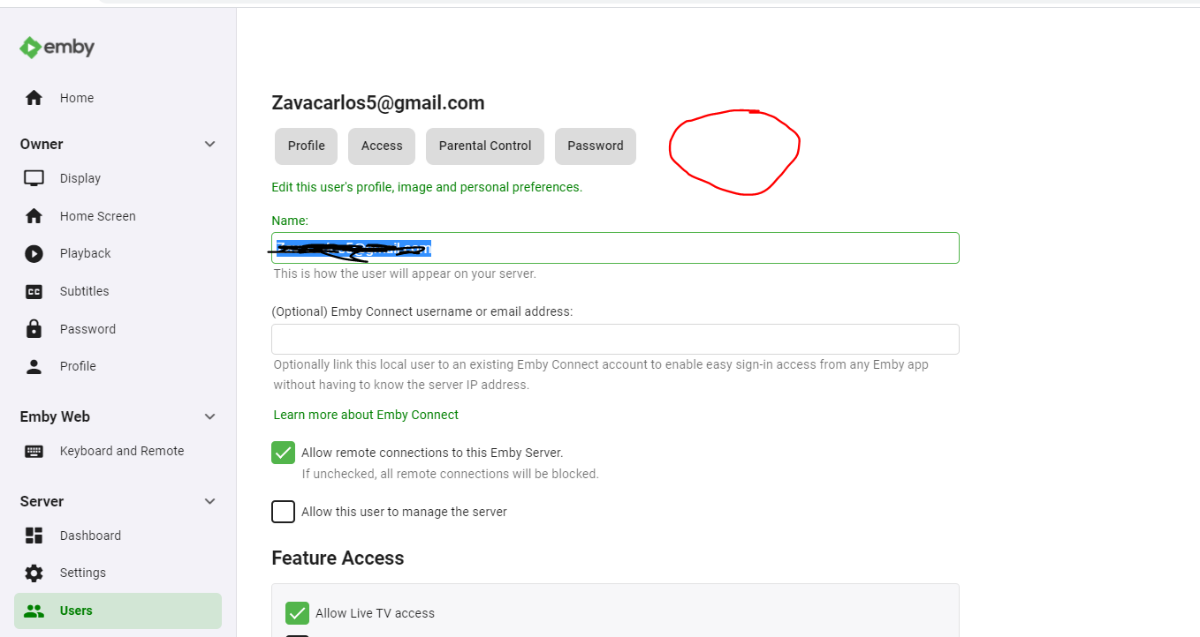 Add Delete Button in user profile screen - Feature Requests - Emby Community