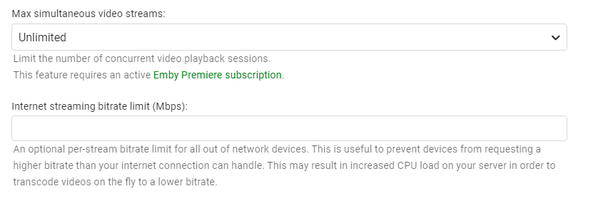 Remote user settings - which one is used? - General/Windows - Emby ...