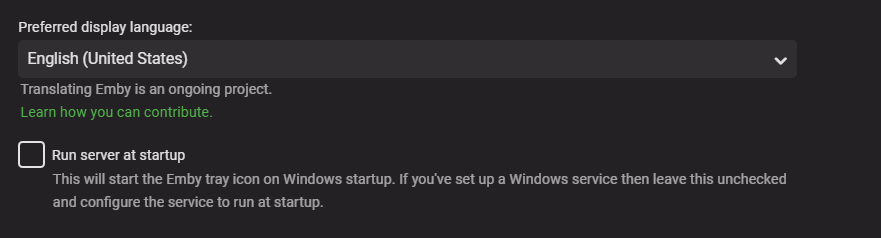 Toolbar showing multiple Emby Icons - General/Windows - Emby Community