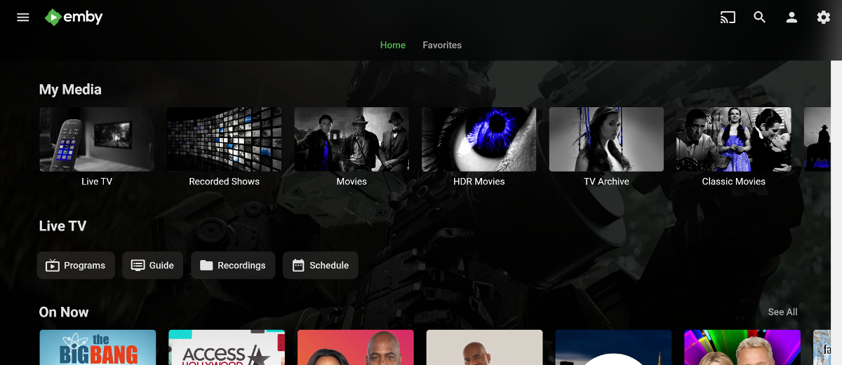 Web app libraries in a single row - General/Windows - Emby Community