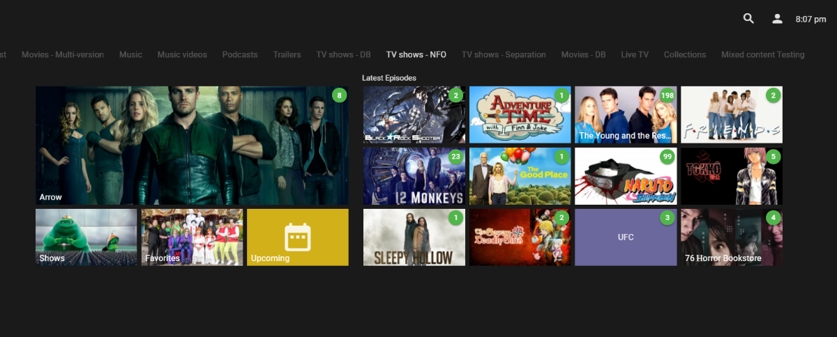 Web app libraries in a single row - General/Windows - Emby Community