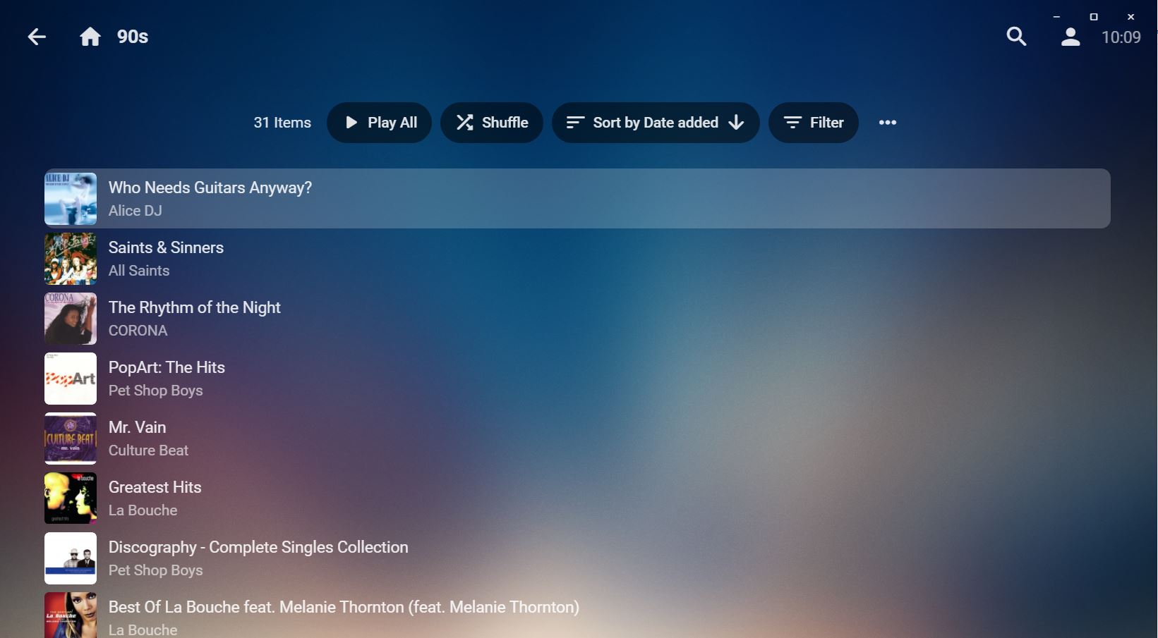 Music Interface Improvements - Feature Requests - Emby Community