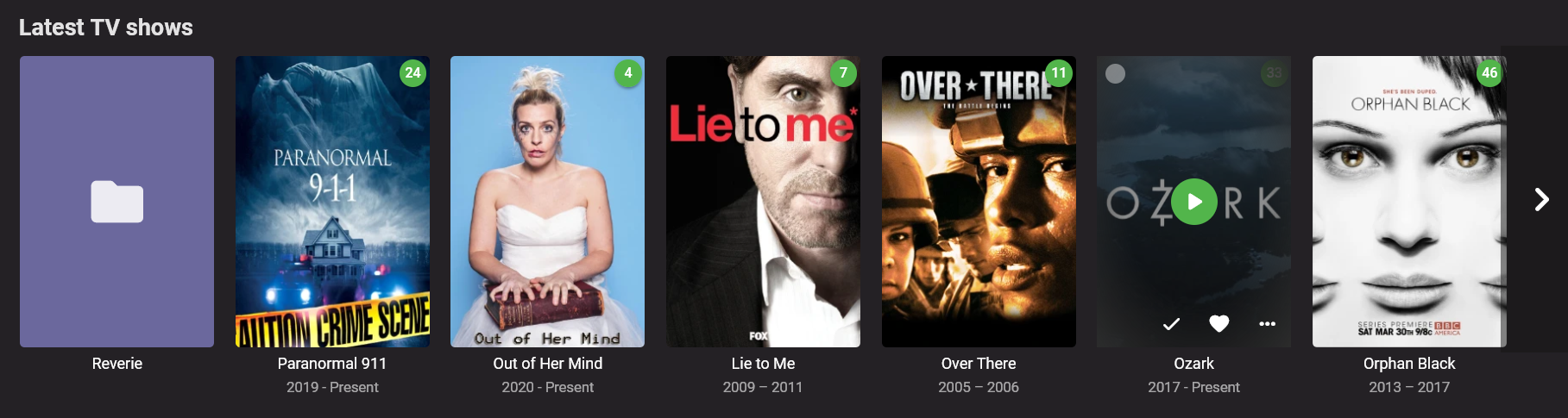 Latest TV Shows displays older inactive material - General/Windows ...