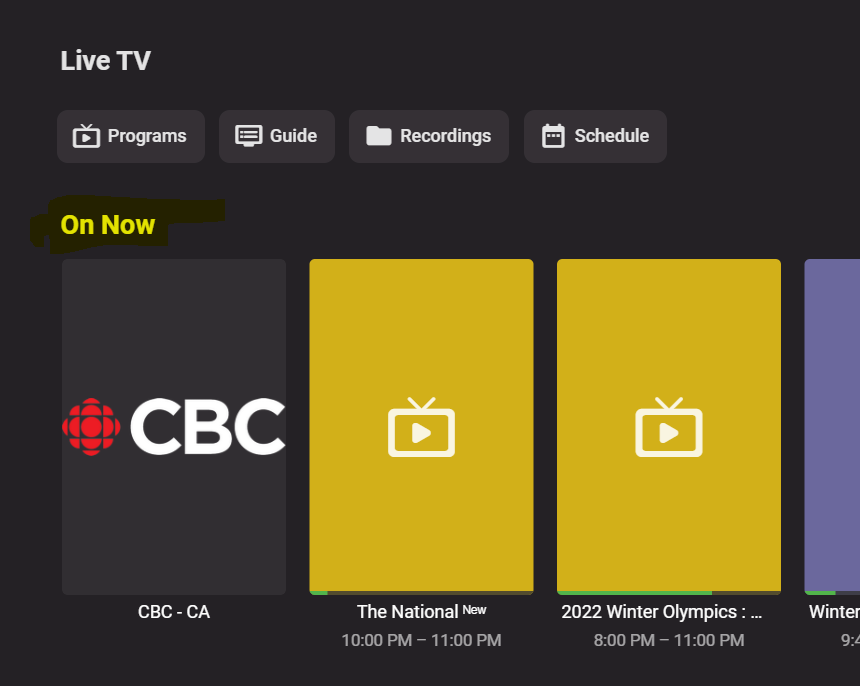 How Do You Turn Off The On Now Section Of The Home Screen General 