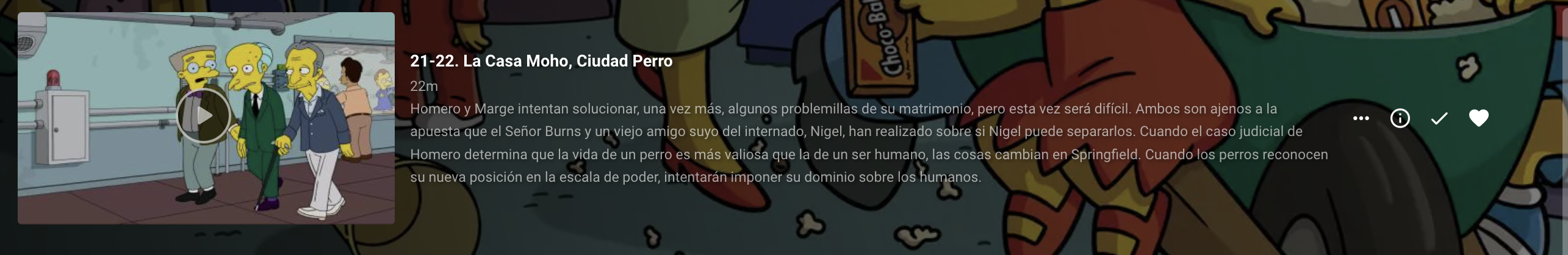 BUG ¿? Naming specific Chapter - The Simpsons Season 28 Episode 12-13 ...