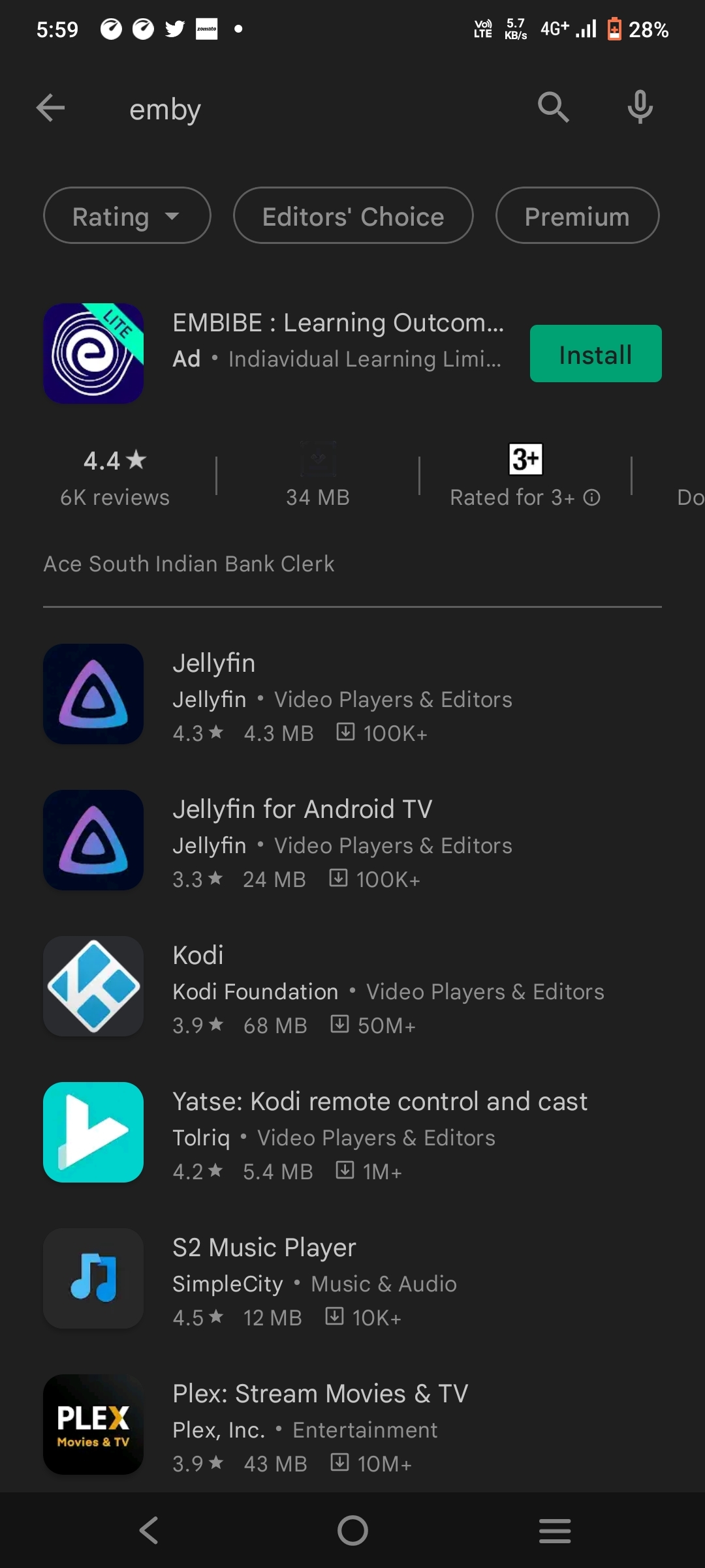 Emby Android TV app not available in Google Play Store - Page 4 ... Emby Android TV app not available in Google Play Store - Page 4 ...