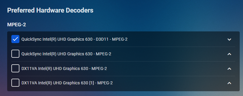 Hardware transcode from Live TV? - Live TV - Emby Community