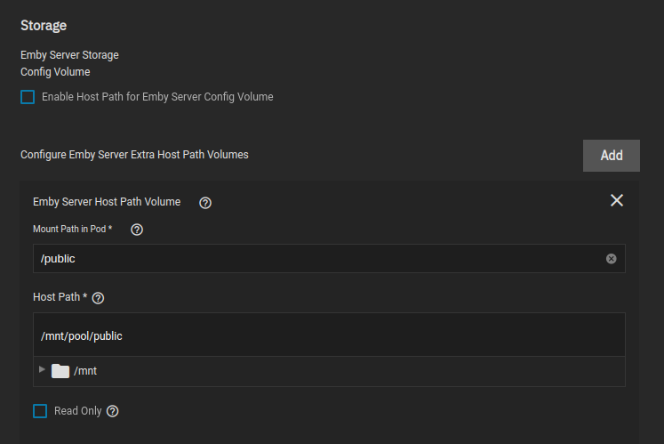 TrueNAS Scale || Emby not able to see SMB dataset? - Linux - Emby Community