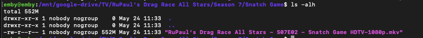 Remove Episode Name From Path When Downloading Linux Emby Community