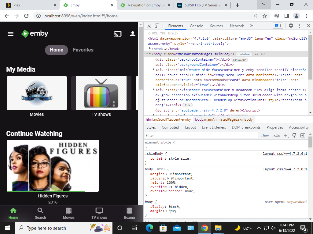 Navigation on Emby Server in Windows - General/Windows - Emby Community
