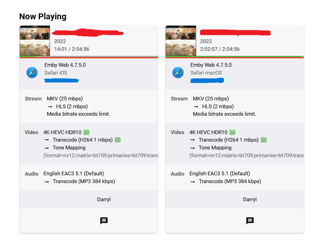 Now Playing Not Updating - General/Windows - Emby Community
