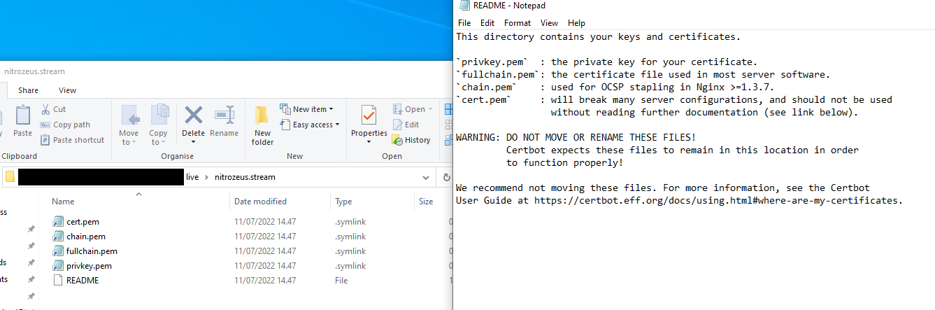 Certbot Certification on Emby windows 10 Pro machine - General/Windows - Emby Community