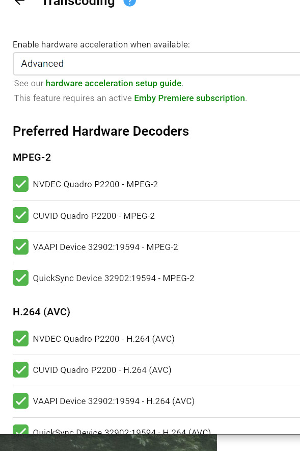 linuxserver/emby VS emby/embyserver not compatible + transcoding issue - Linux - Emby Community