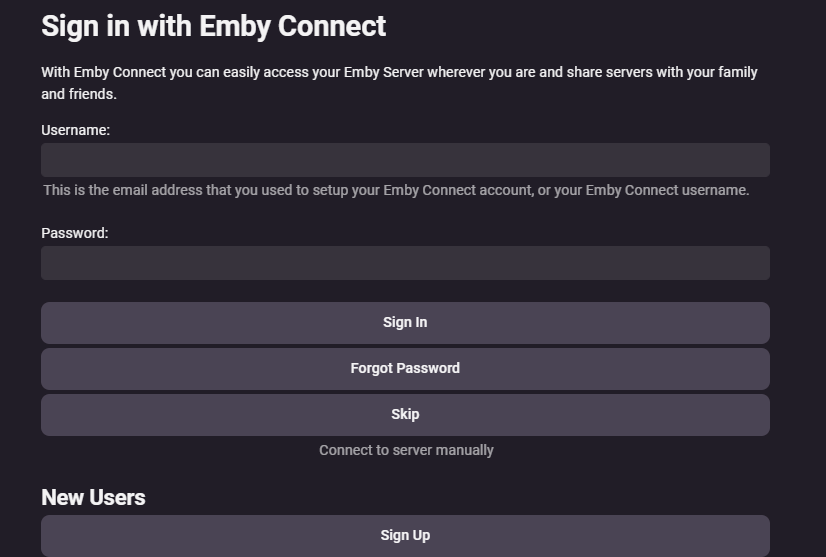login issues - General/Windows - Emby Community