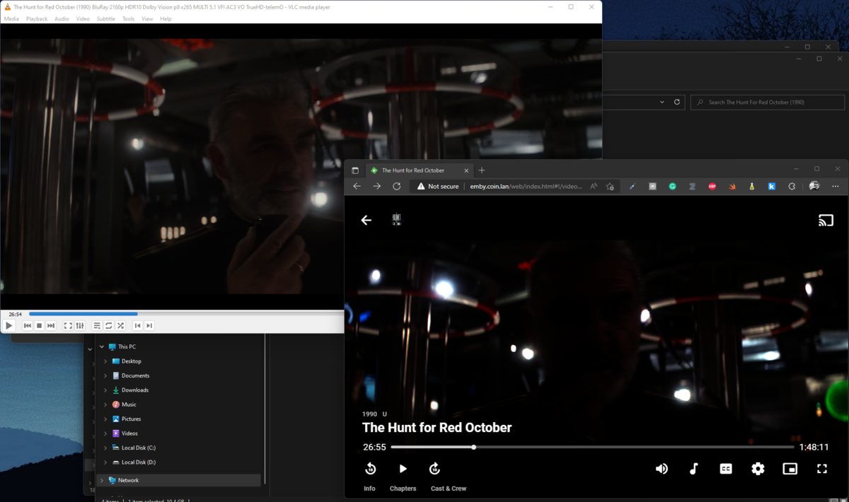Videos from webapp are too dark. - Web App - Emby Community