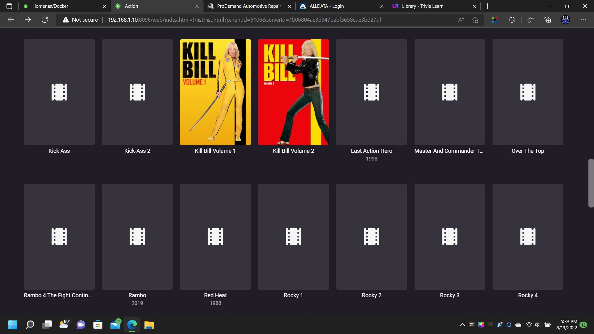 New movie cover art not showing up, was before update. - Linux - Emby ...