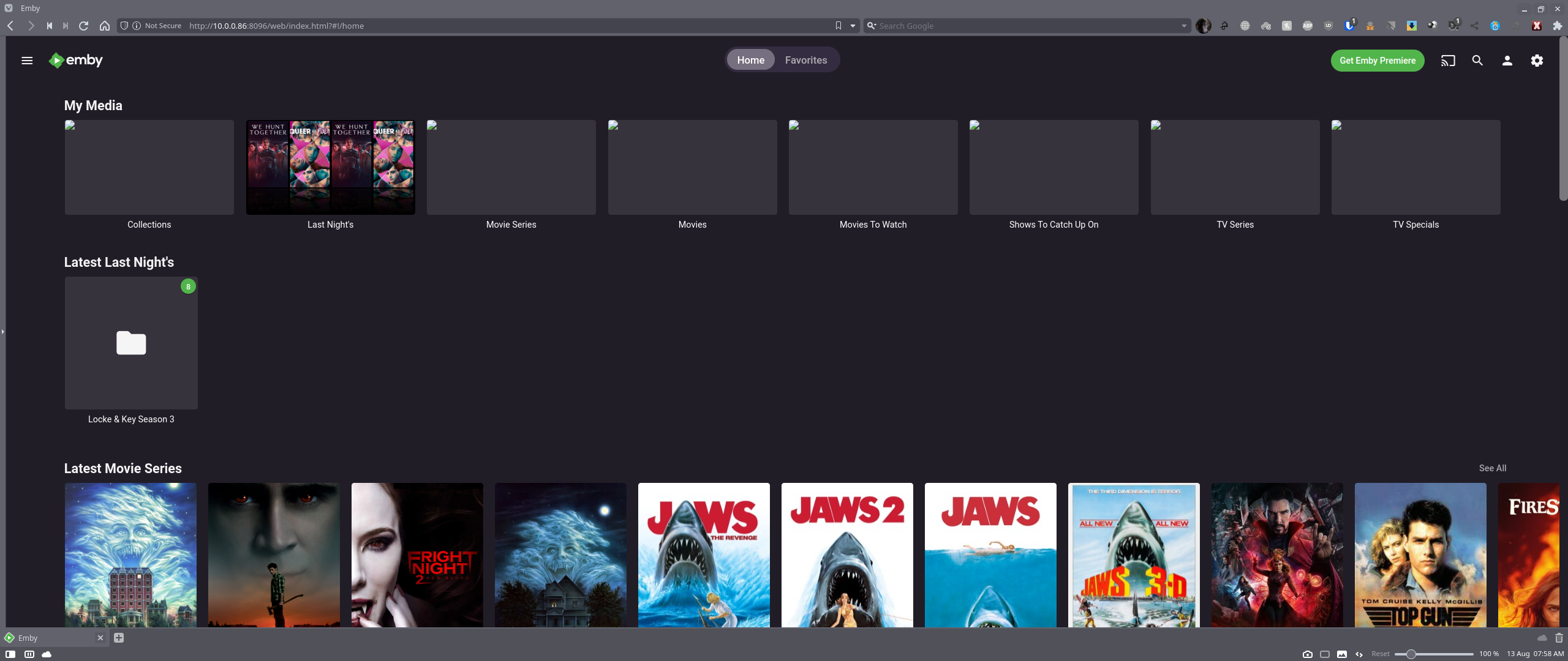 Images for libraries broken - Linux - Emby Community