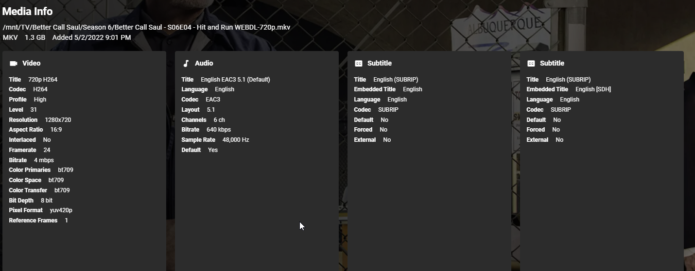 Docker Instance - Wont detect media info - Linux - Emby Community Docker Instance - Wont detect media info - Linux - Emby Community