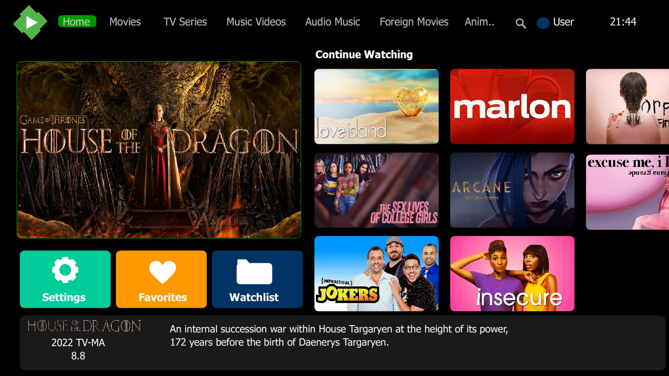 Auto rotate enhanced area & make playable or add to Watch List - Feature Requests - Emby Community