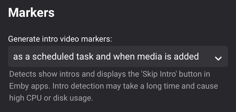 Detect Intro doesn’t work - General/Windows - Emby Community