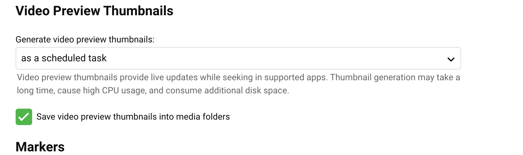 Thumbnail extraction - skipping/missing files - Linux - Emby Community