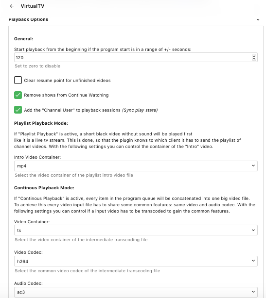 Emby Server mit VirtualTV Plugin problem - German - Emby Community