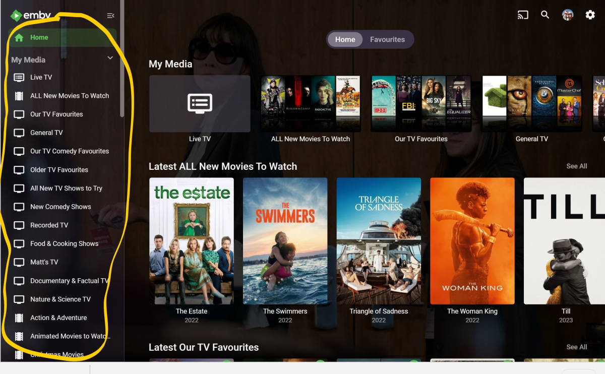 Is there any chance of the side menu retrning for Emby for Android TV? - Android TV / Fire TV ...