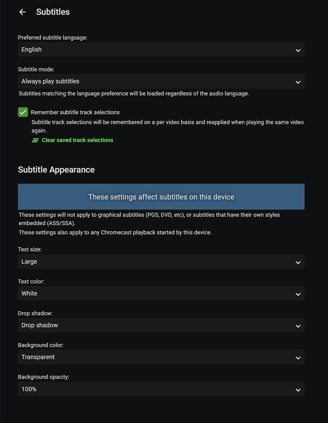 Add "Always Play SDH subtitle" option under Subtitle Mode - Feature ...
