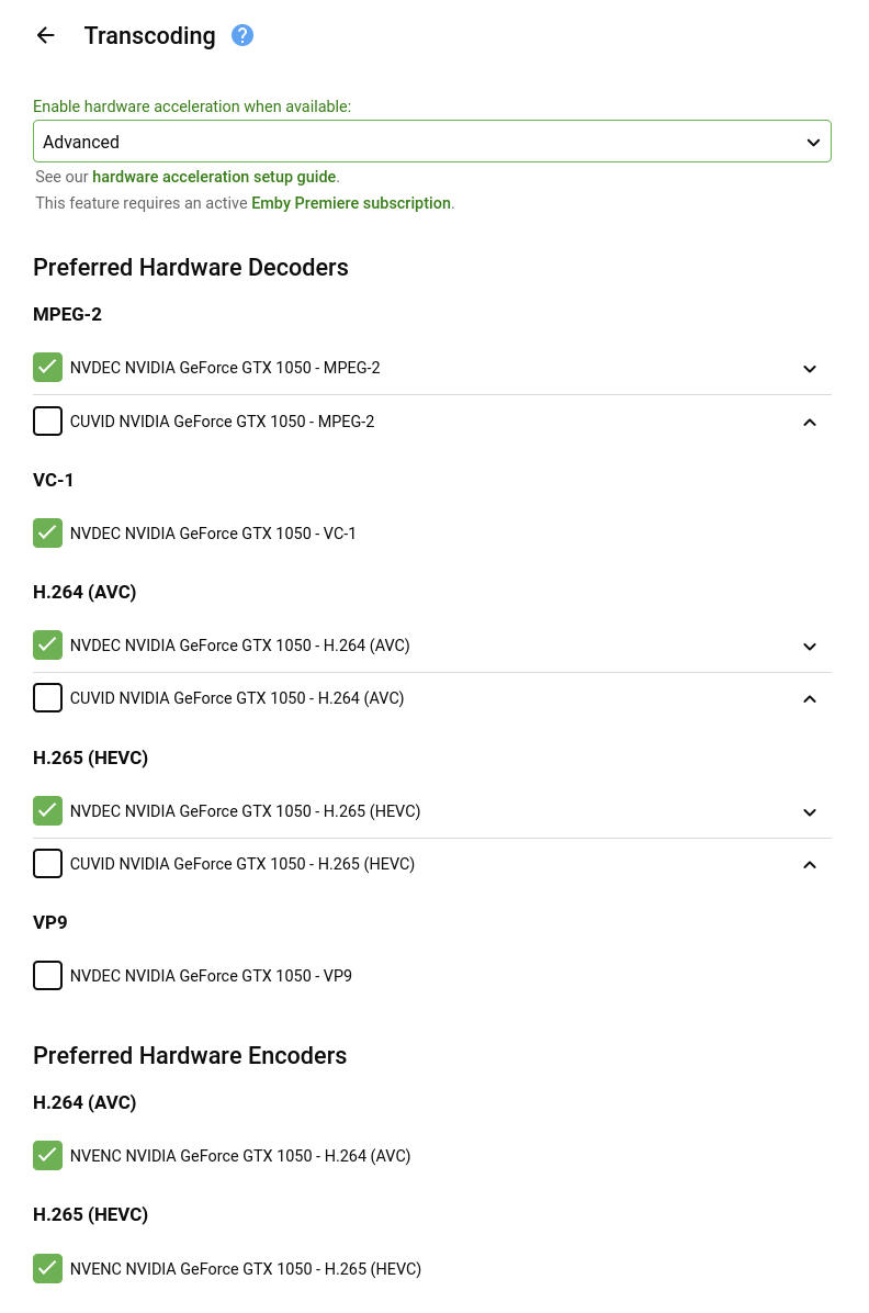 Docker Hwa Nvidia Error Linux Emby Community