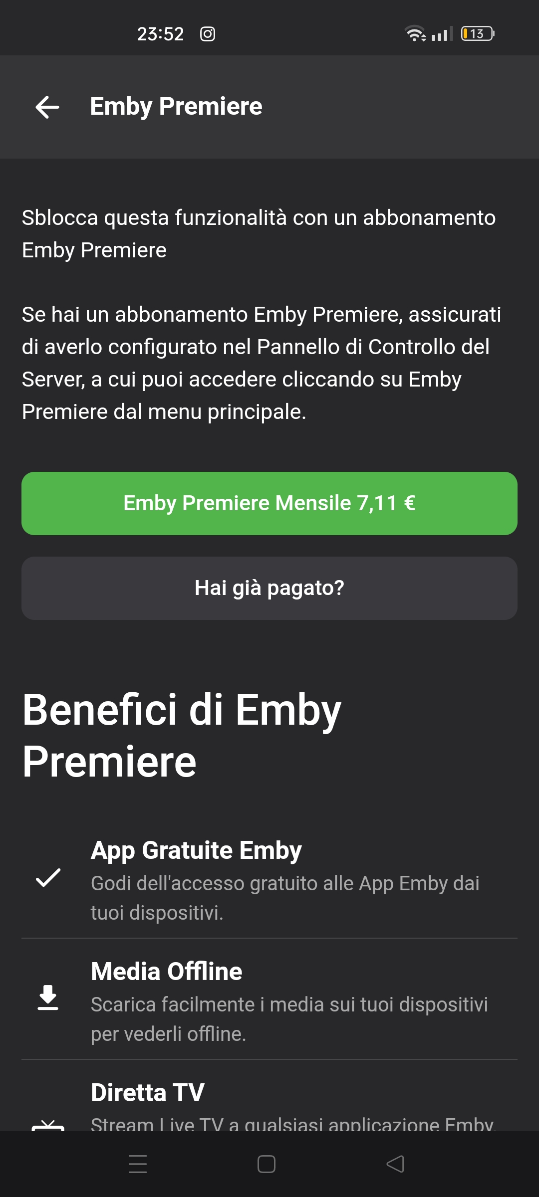 Informazioni emby premier - General/Windows - Emby Community