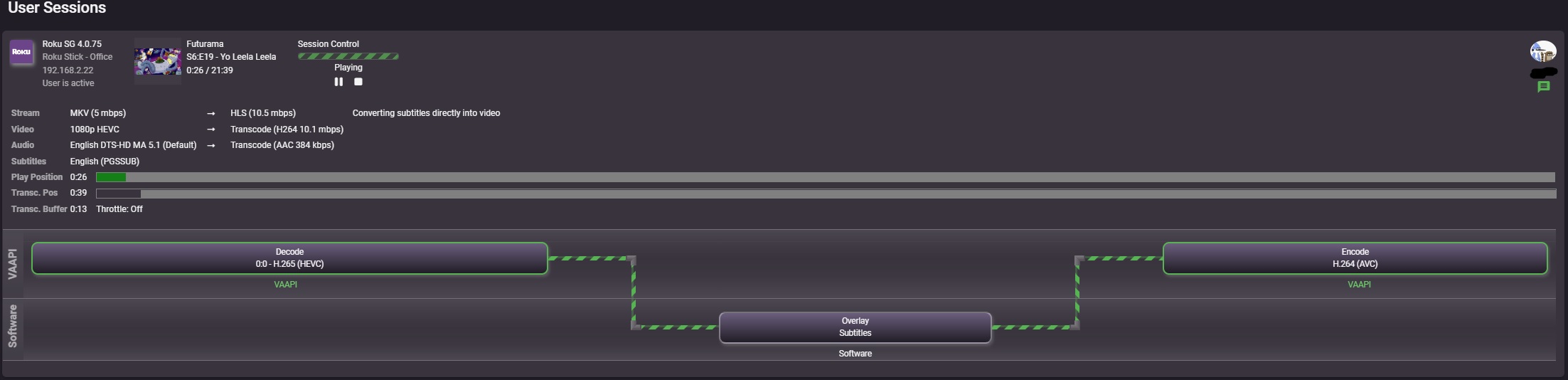 Strange transcode w/PGS subs failure - Linux - Emby Community