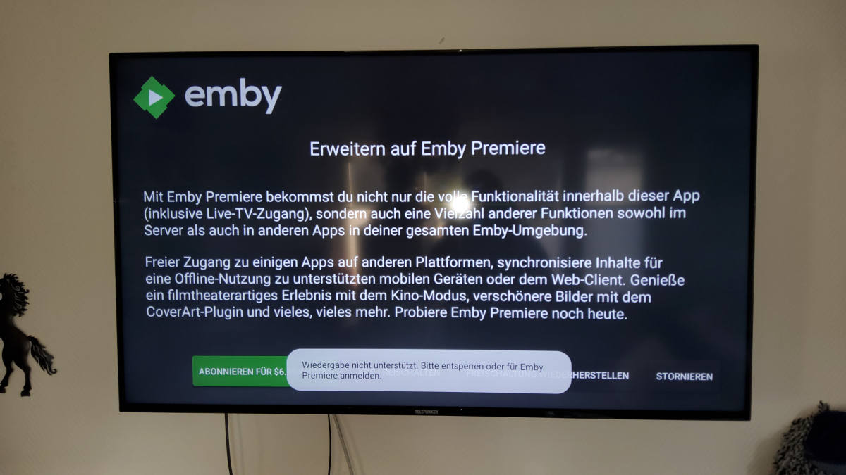 Connected On Androidtv 11 Error Playback Is Not Supported Android Tv Fire Tv Emby