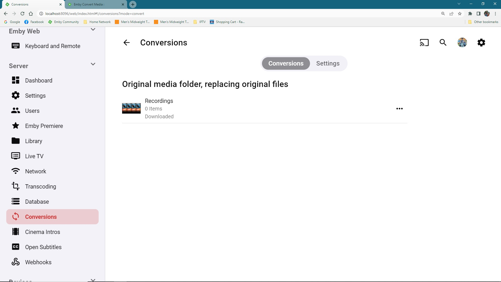 Automatic conversions not working - General/Windows - Emby Community