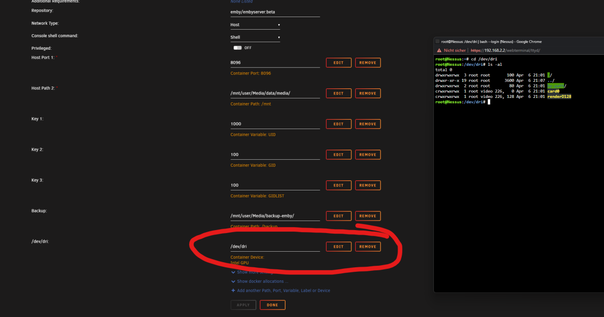 Hardware Transcoding Intel 13th Gen (Unraid + Docker) - General/Windows - Emby Community