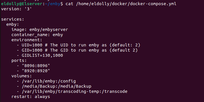 Emby on Docker cannot read mounted drive - Linux - Emby Community