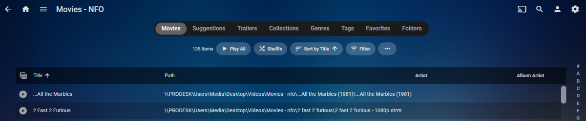 Finding incorrectly identified items - Linux - Emby Community